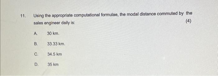 11. Using the appropriate computational formulae, the | Chegg.com