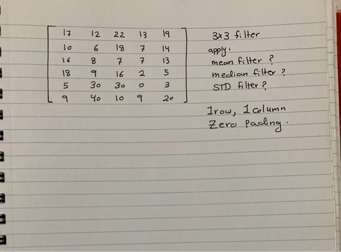 this question relate to computer vision course 3x3 | Chegg.com