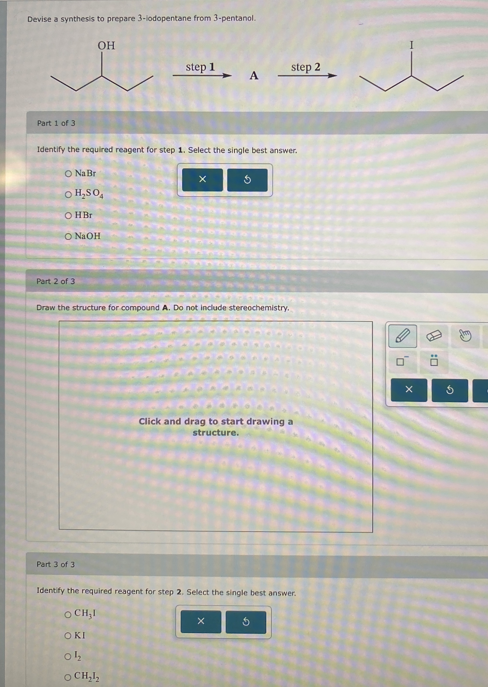 Solved Complete the following reaction scheme. Pay attention | Chegg.com