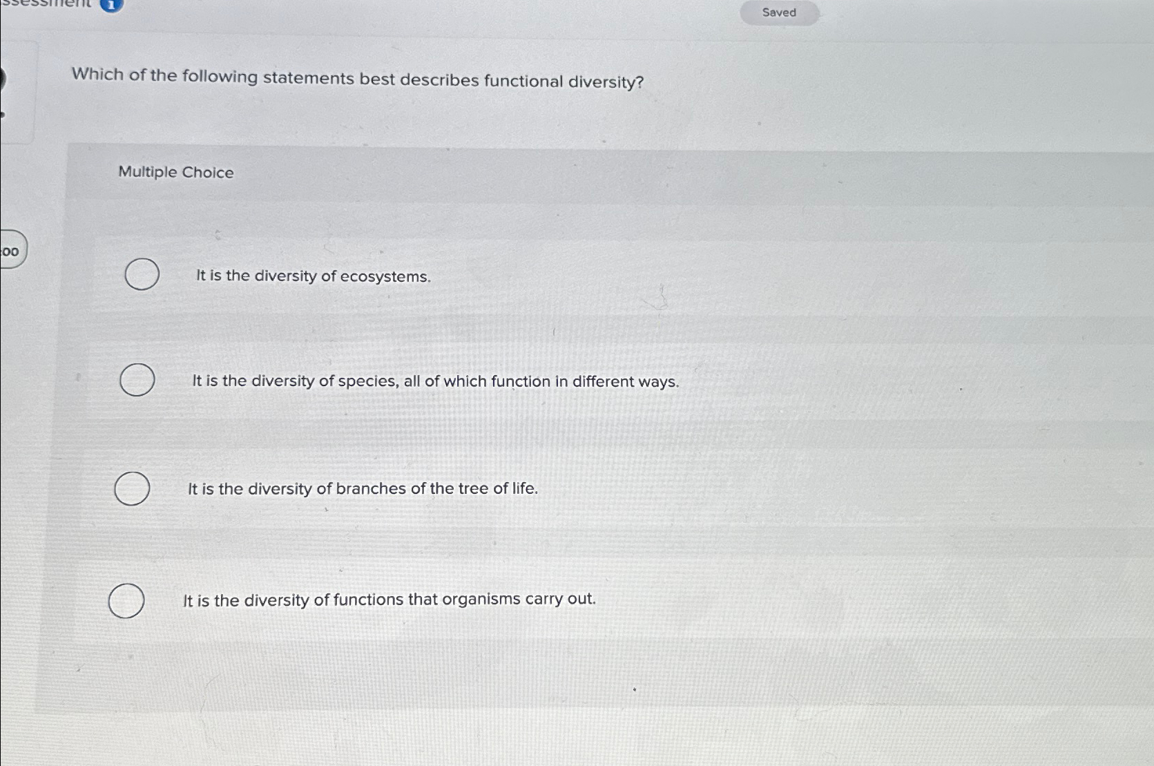 Solved Which of the following statements best describes | Chegg.com