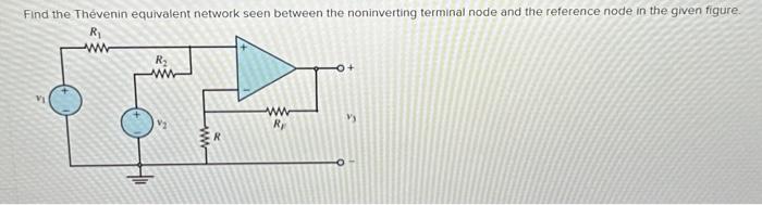 Solved Find the Thévenin equivalent network seen between the | Chegg.com