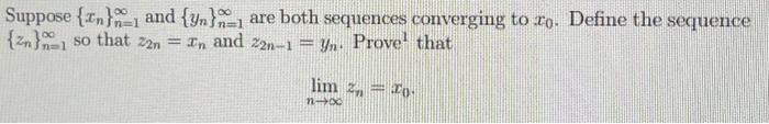 Solved Real Analysis 1. (Hint: Use the theorem definition of | Chegg.com