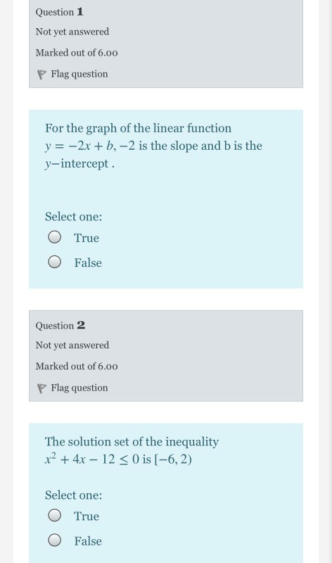 Solved Question 1 Not yet answered Marked out of 6.00 P Flag | Chegg.com Solved Question 1 Not yet answered Marked out of 6.00 P Flag | Chegg.com