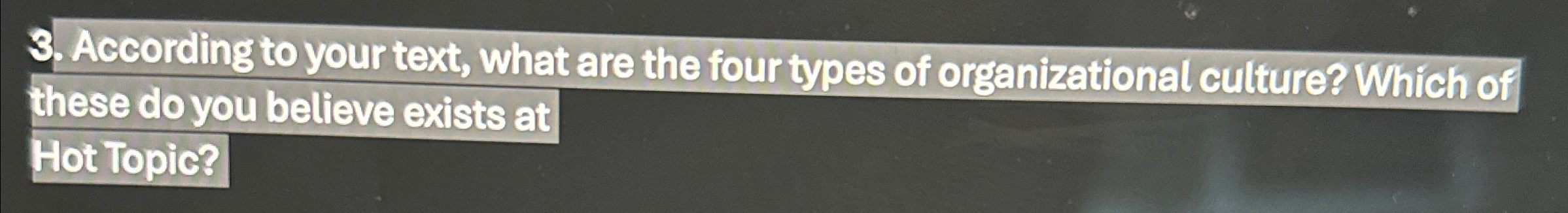 Solved According to your text, what are the four types of | Chegg.com