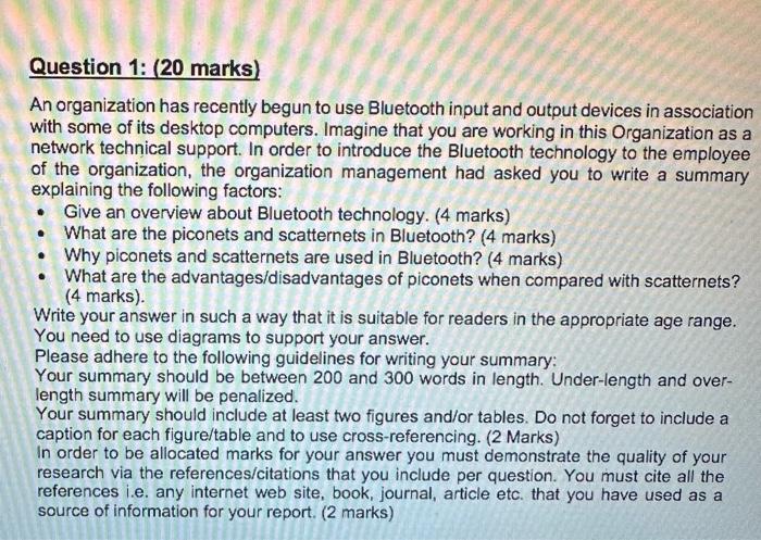 Solved its report should be between 200 to 300 wordsalso the | Chegg.com