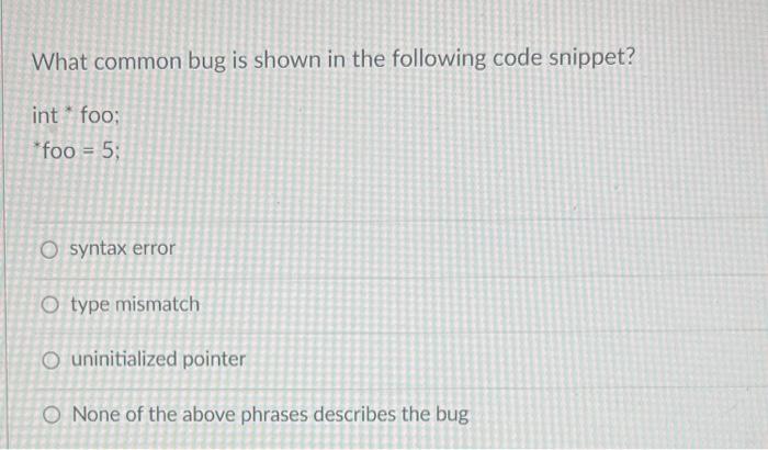 Solved Question 5 Which of these is the correct way to | Chegg.com