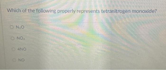 Solved Which of the following properly represents | Chegg.com