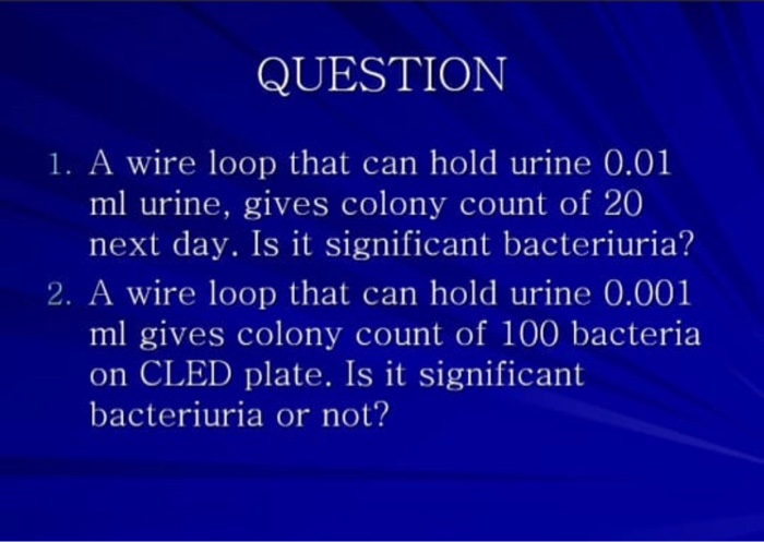 Solved QUESTION 1. A wire loop that can hold urine 0.01 ml | Chegg.com