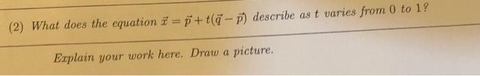 Solved Part B Problem 1. Consider the points P and Q in R2 | Chegg.com