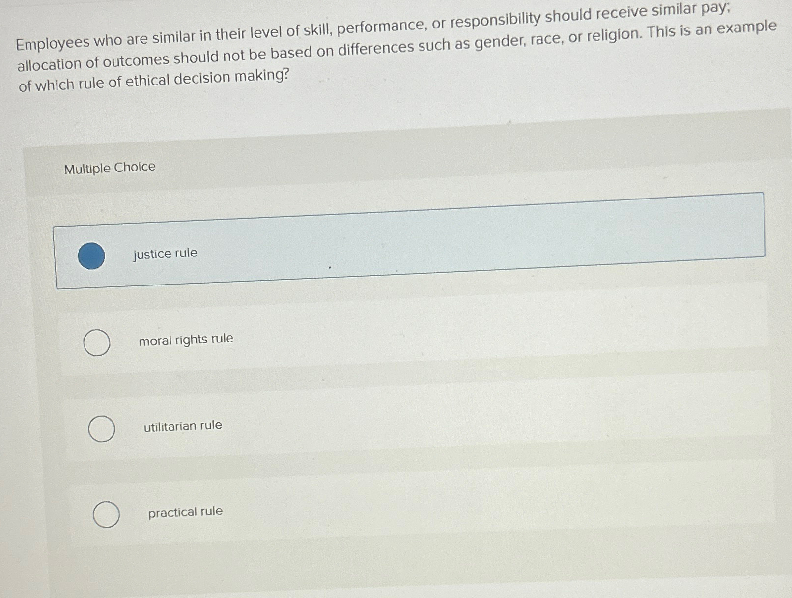Solved Employees who are similar in their level of skill, | Chegg.com