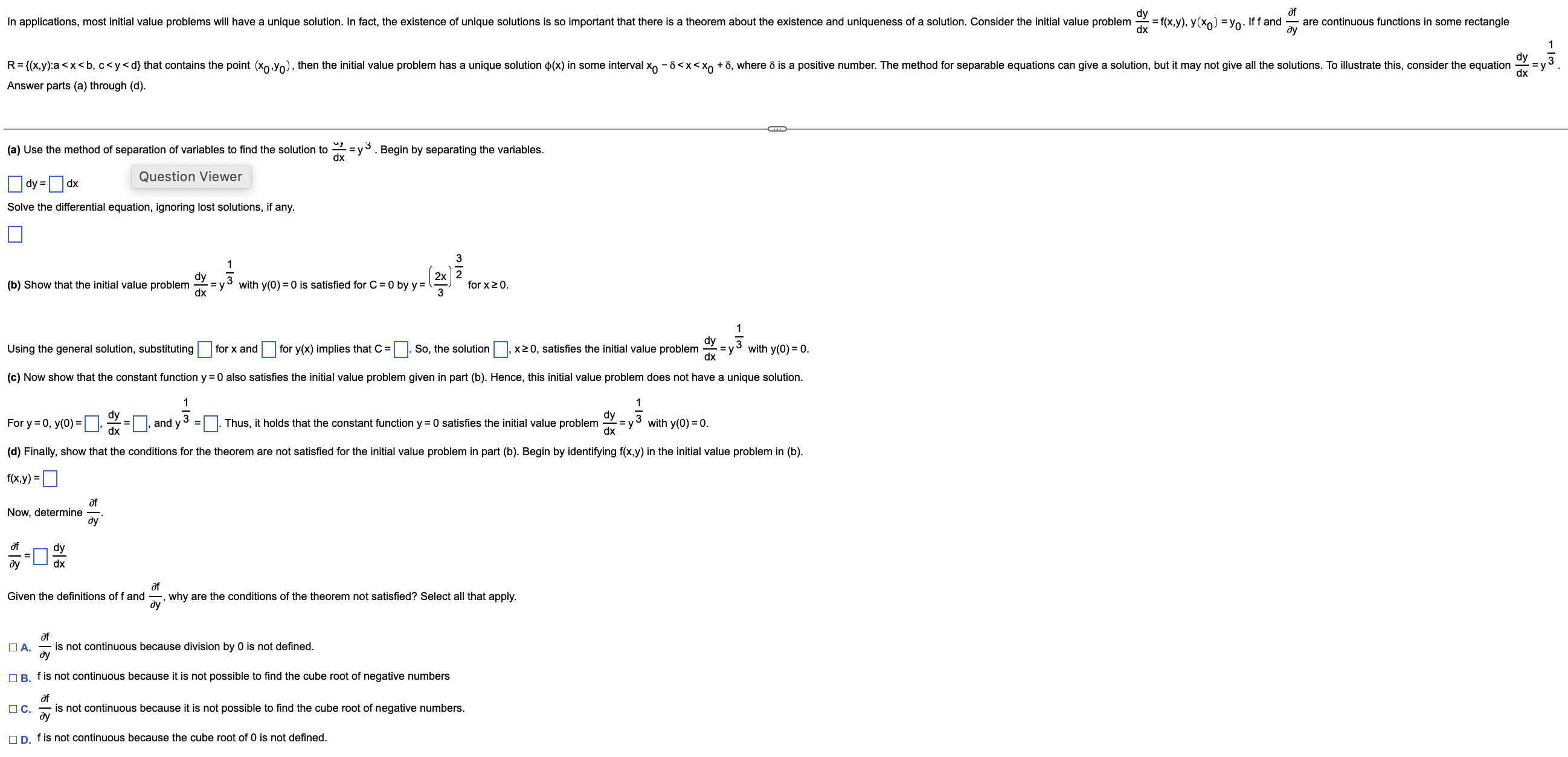 Solved Answer parts (a) ﻿through (d).(a) ﻿Use the method of | Chegg.com