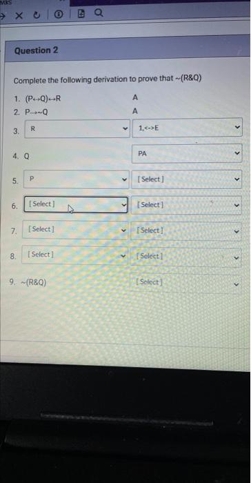 Complete the following derivation to prove that | Chegg.com