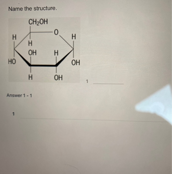 Solved Name the structure. Br 1 Answer 1 - 1 1 Name the | Chegg.com