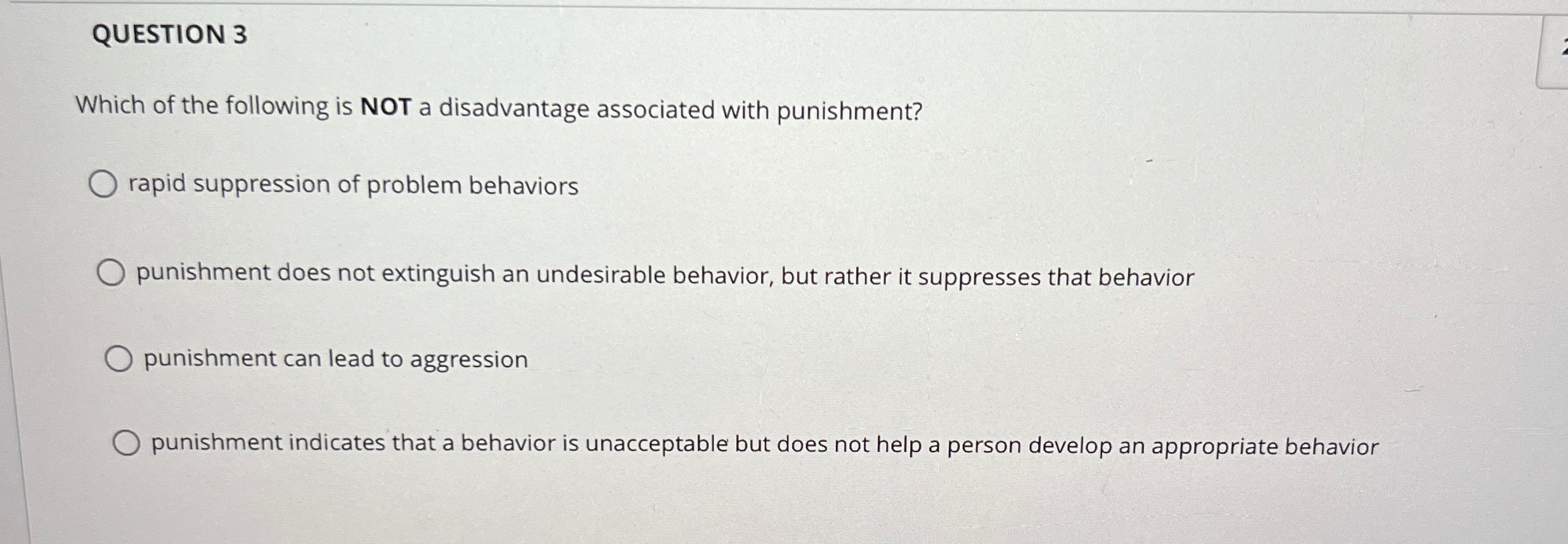 Solved QUESTION 3Which of the following is NOT a | Chegg.com