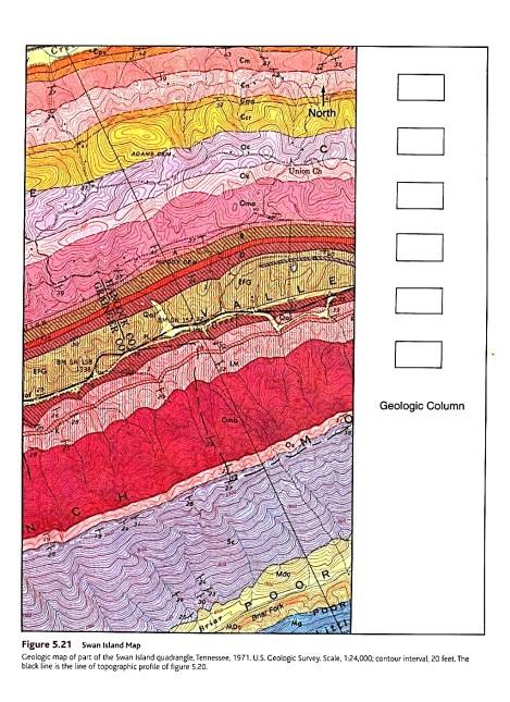 Solved Nene Sech Interpretation of Geologic Maps Sour Swan | Chegg.com