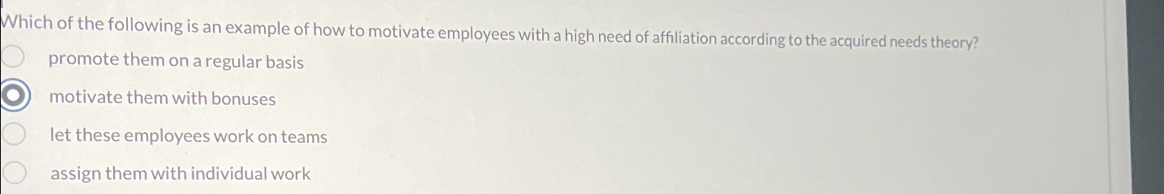 Solved Which of the following is an example of how to | Chegg.com