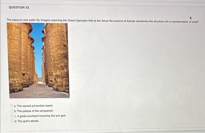 The funerary enclosure of Khasekhemwy at Abydos was | Chegg.com