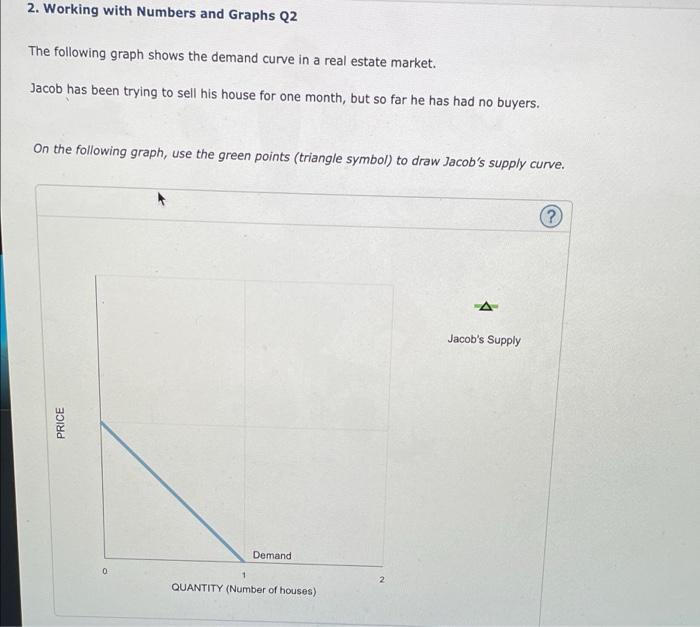 Solved 2. Working with Numbers and Graphs Q2 The following | Chegg.com
