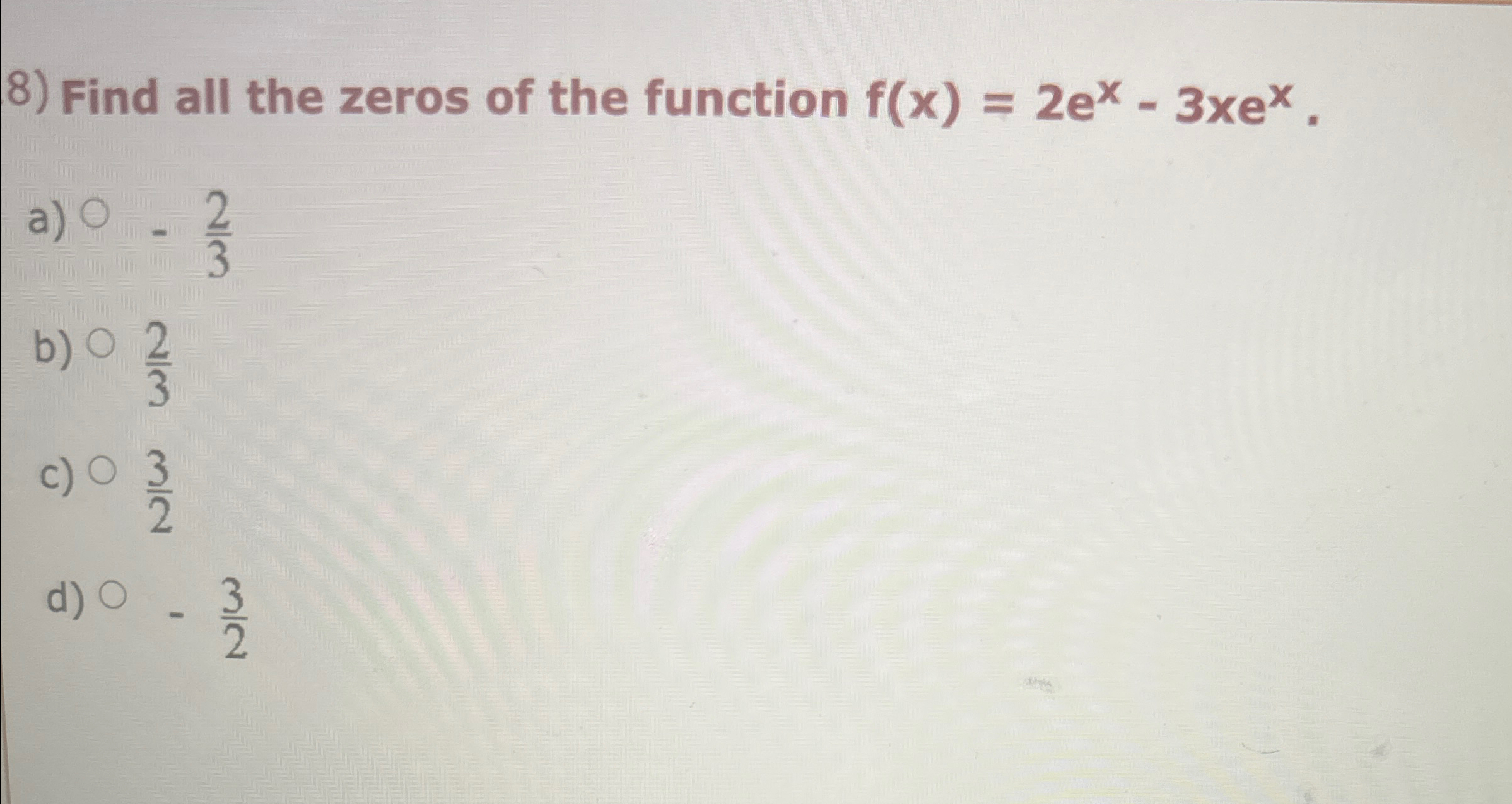 Solved Find all the zeros of the function | Chegg.com