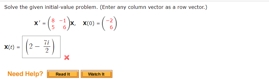 Solved Solve the given initial-value problem. (Enter ﻿any | Chegg.com