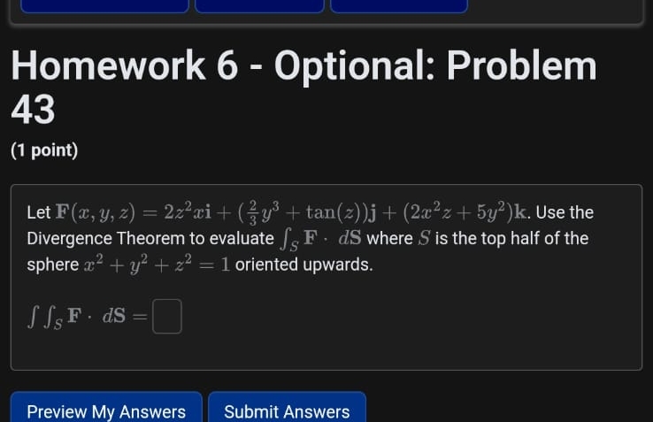 Solved Homework 6 - ﻿Optional: Problem 43(1 ﻿point)Let | Chegg.com