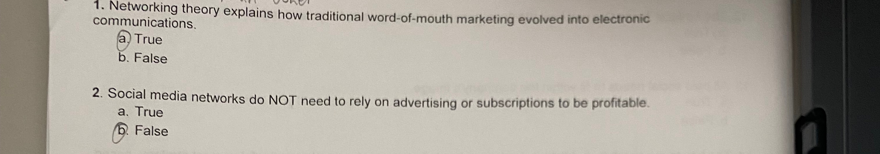 Solved Networking theory explains how traditional | Chegg.com