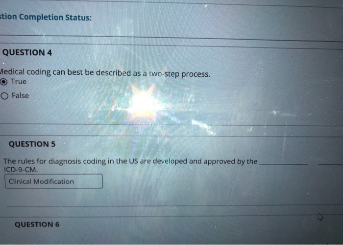 Solved stion Completion Status: QUESTION 4 Medical coding | Chegg.com