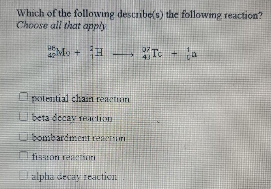 Solved Complete the following nuclear bombardment equation | Chegg.com