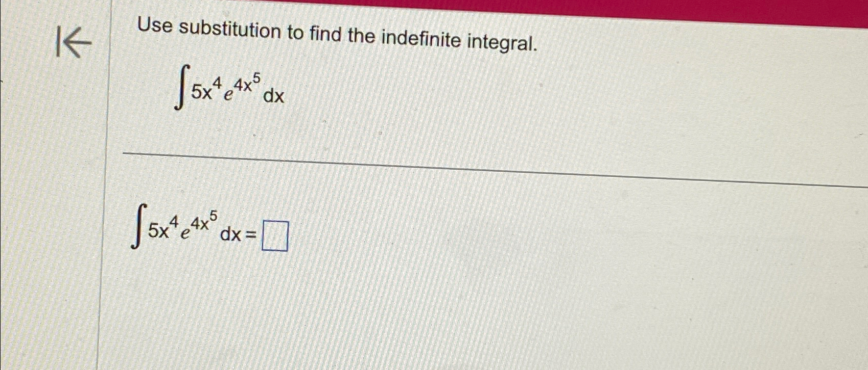 Solved Use substitution to find the indefinite | Chegg.com