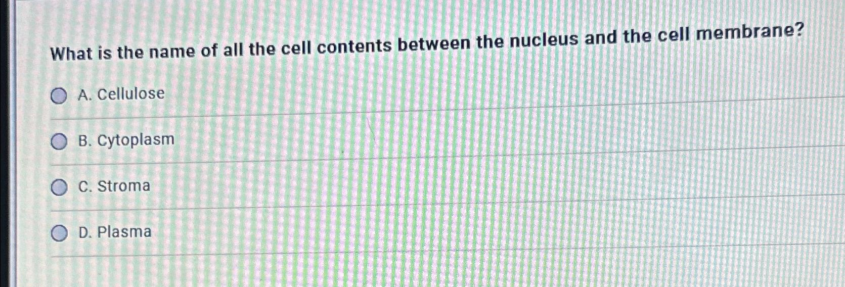 What is the name of all the cell contents between the | Chegg.com