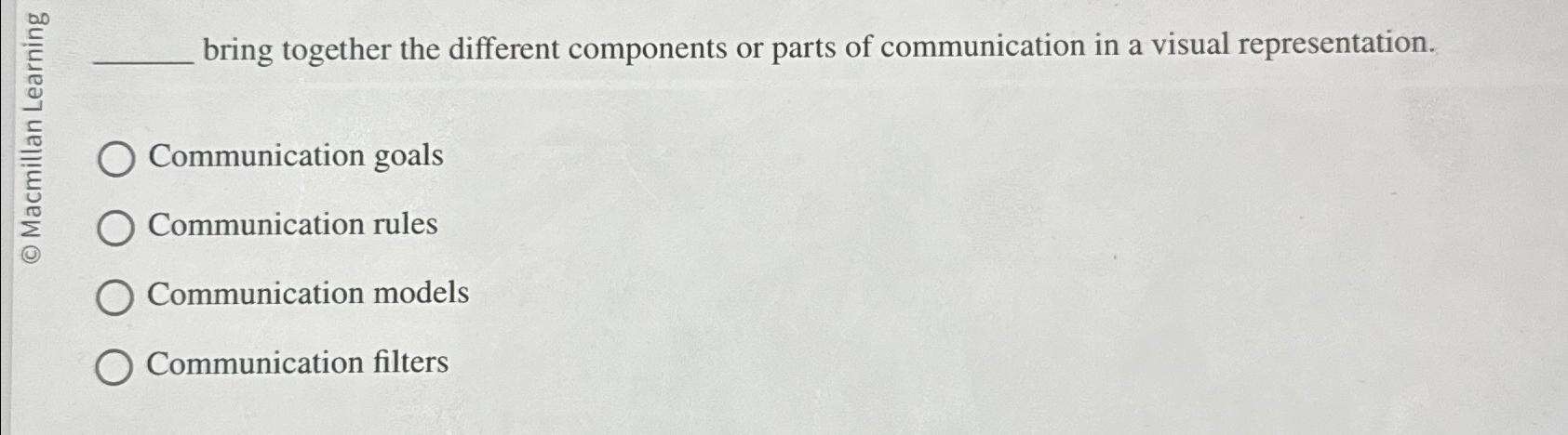 Solved bring together the different components or parts of | Chegg.com