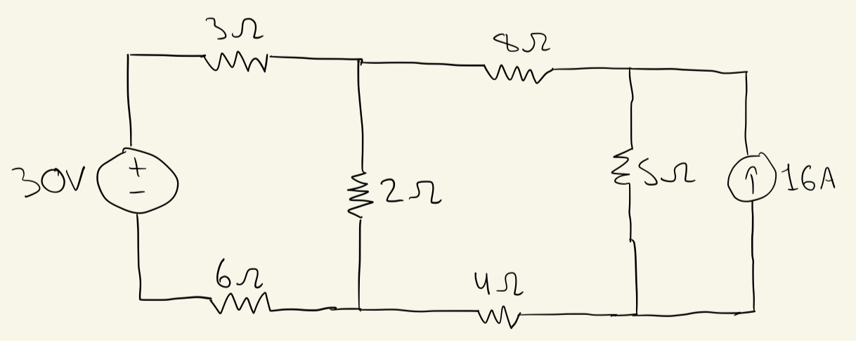 Solved A) ﻿Use mesh to calculate the Power dissipated in | Chegg.com