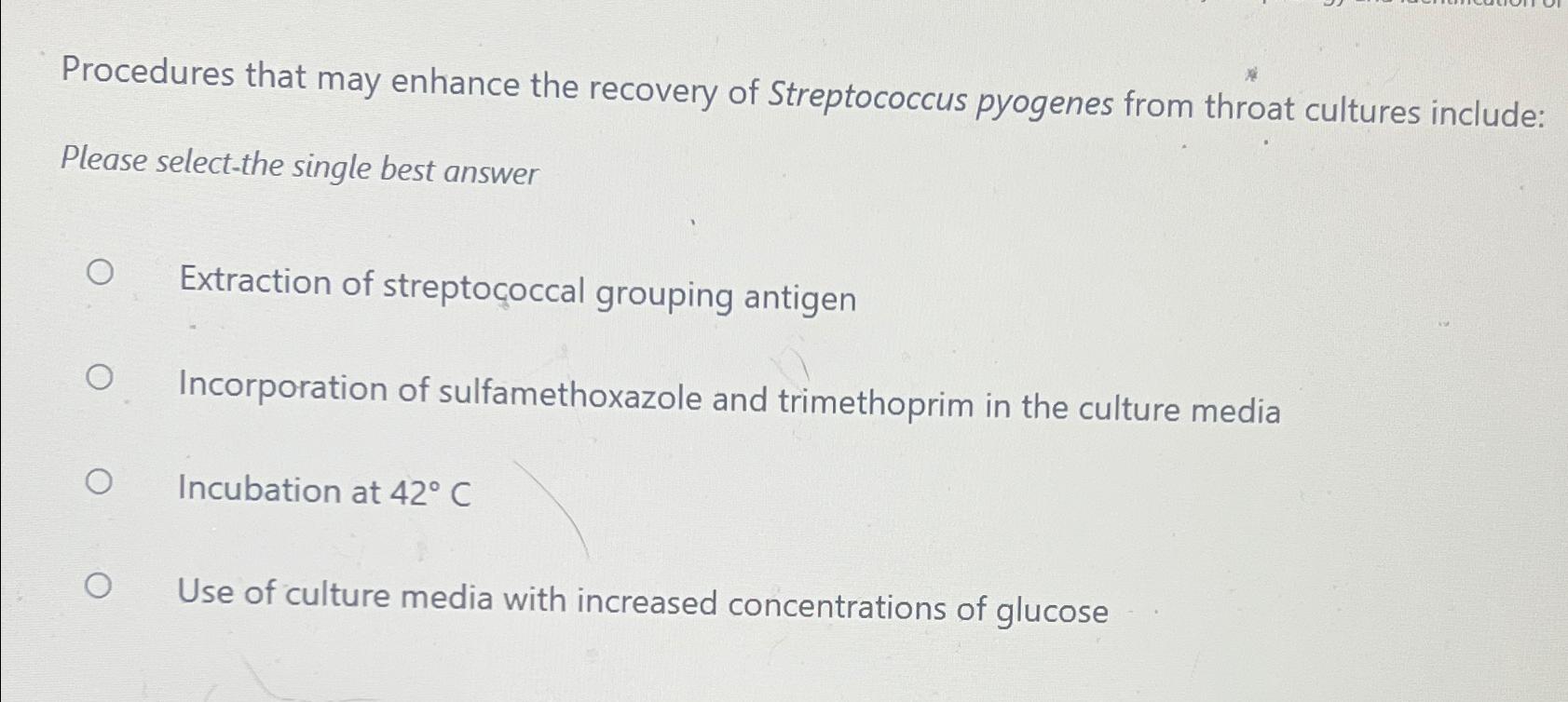 Solved Procedures that may enhance the recovery of | Chegg.com