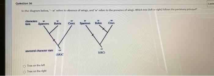 Solved In the diagrarn below, " w' refers to absence of | Chegg.com