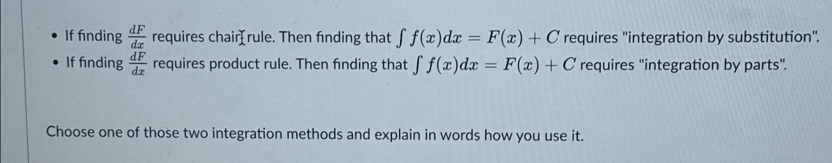 Solved If finding dFdx ﻿requires chair rule. Then finding | Chegg.com