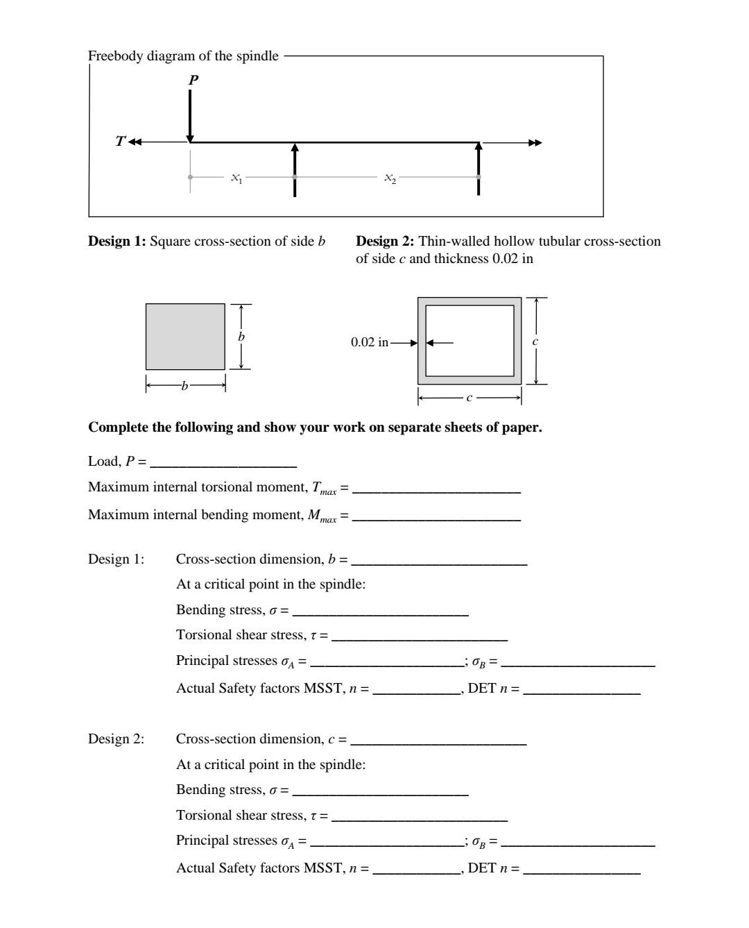 Solved A simple door handle assembly is shown below. The | Chegg.com