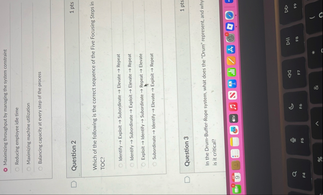 Solved Maximizing throughput by managing the system | Chegg.com