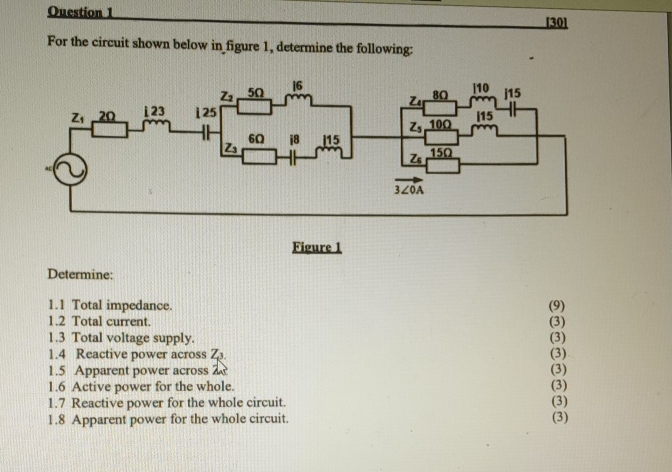 Solved Ouestion 1[30]for The Circuit Shown Below In Figure