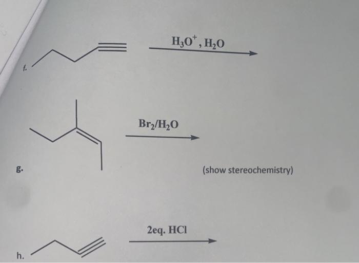 Solved 2. Fill in the missing reactants/products: ( 2 points | Chegg.com