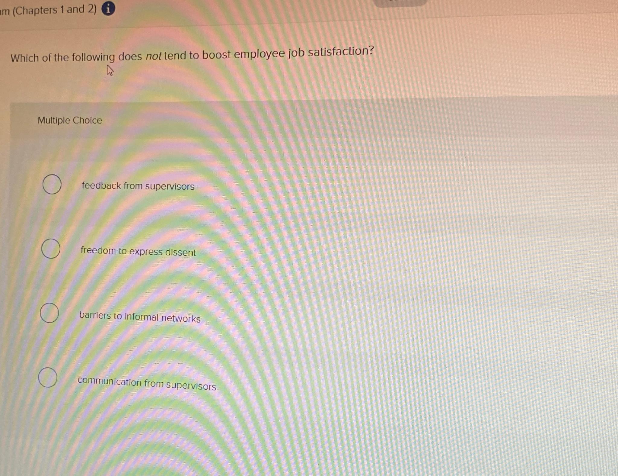 Solved m (Chapters 1 ﻿and 2)Which of the following does not | Chegg.com