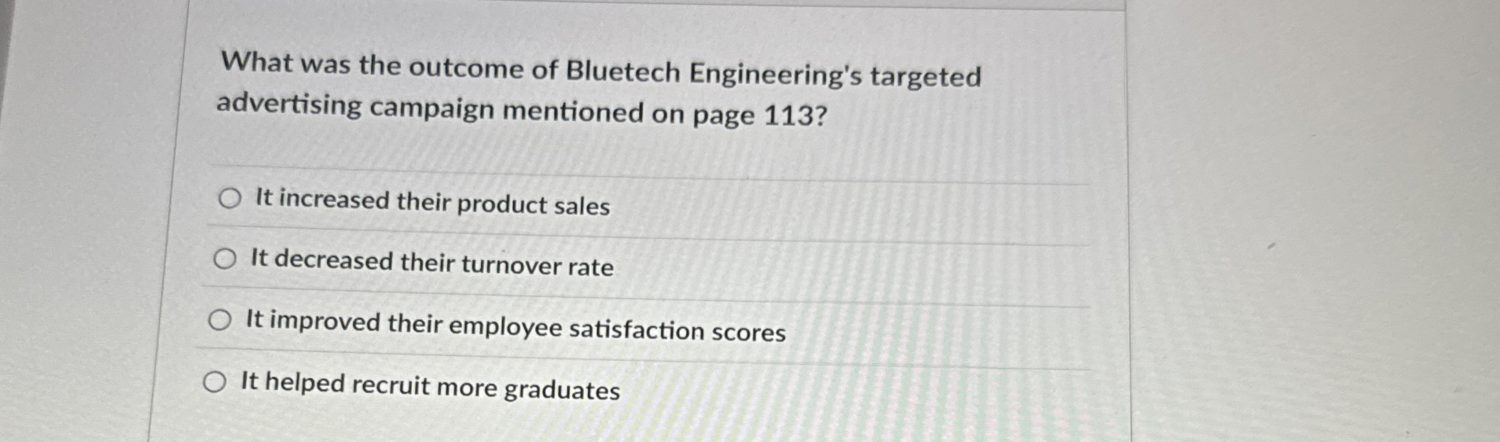 Solved What was the outcome of Bluetech Engineering's | Chegg.com