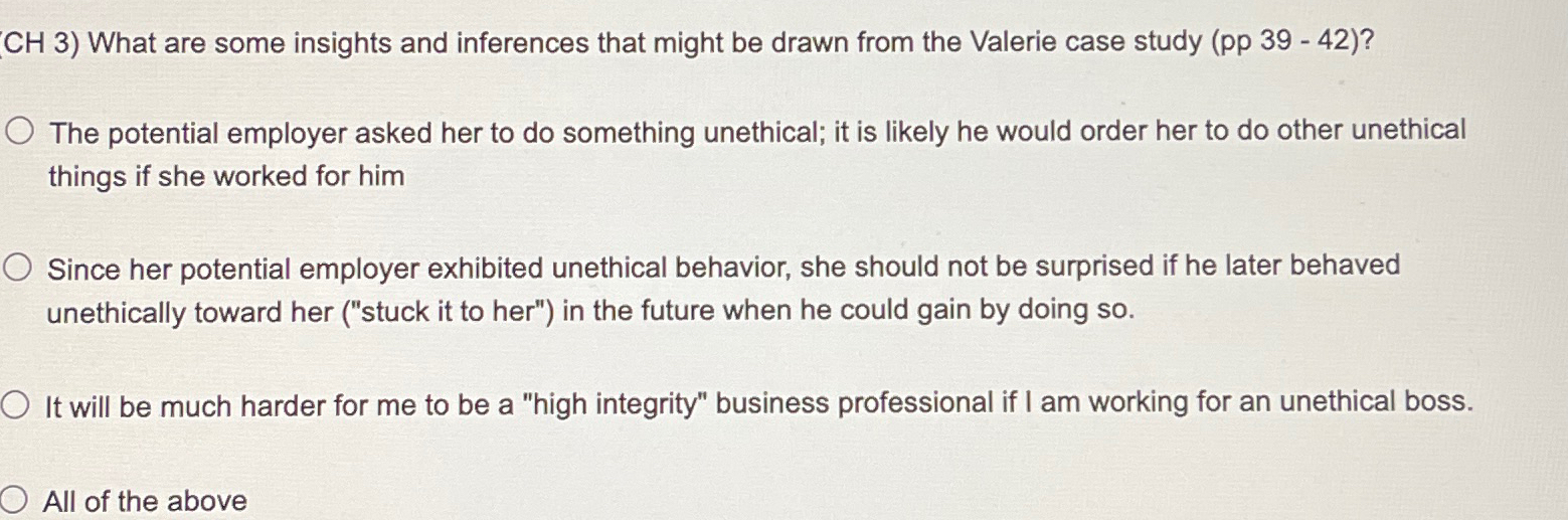 Solved CH3 ) ﻿What are some insights and inferences that | Chegg.com
