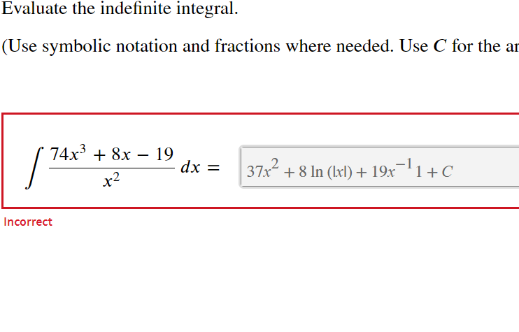 Solved Evaluate the indefinite integral.(Use symbolic | Chegg.com