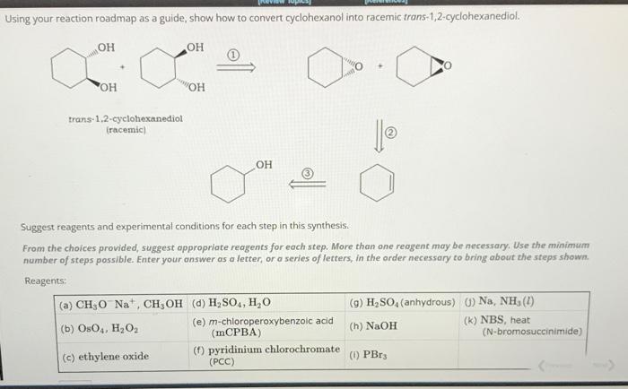 Solved sing your reaction roadmap as a guide, show how to | Chegg.com