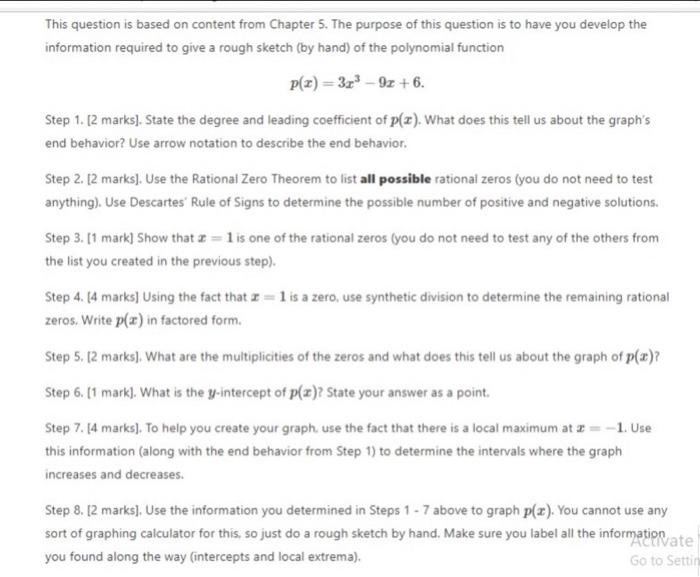 Solved This question is based on content from Chapter 5 . | Chegg.com