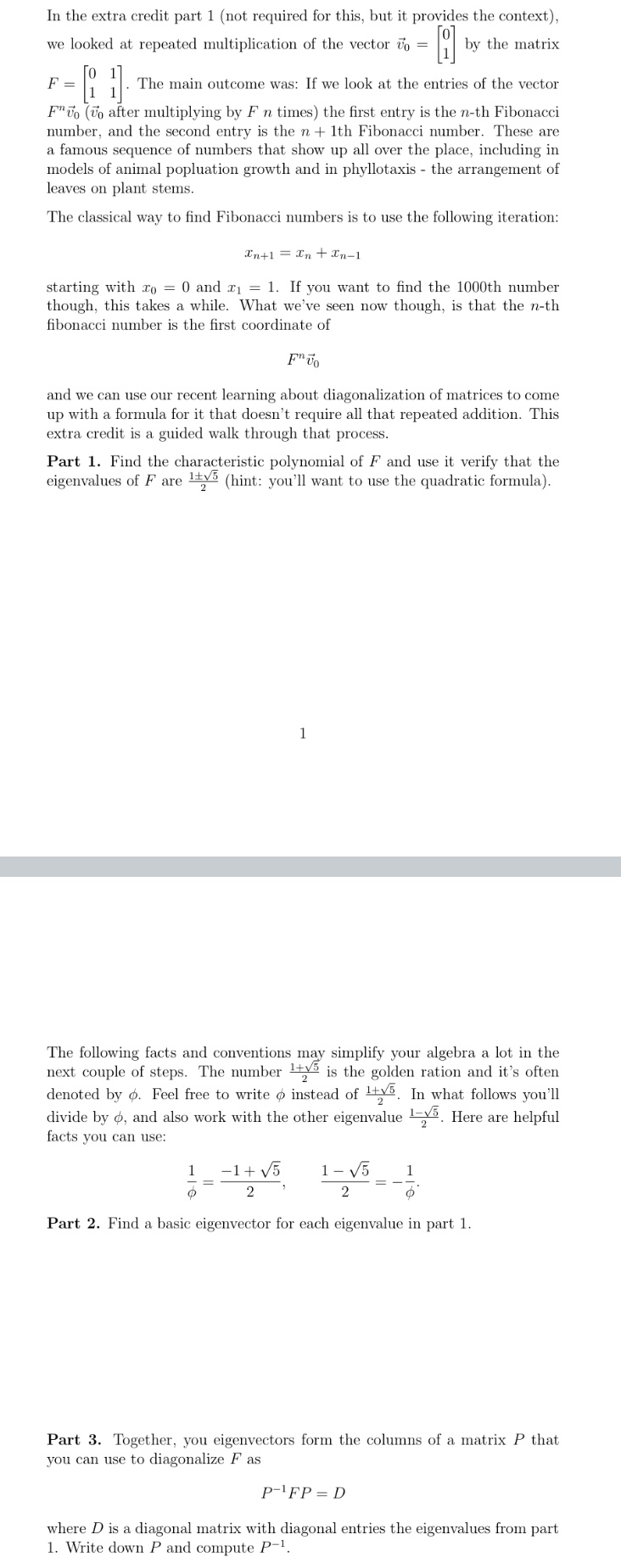 Solved In the extra credit part 1 (not required for this, | Chegg.com