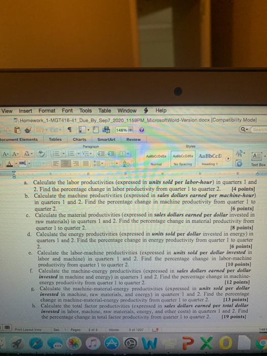 Solved Edit View Insert Format Font Tools Table Window