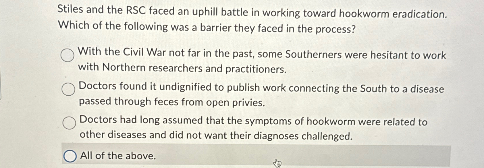 Solved Stiles and the RSC faced an uphill battle in working | Chegg.com