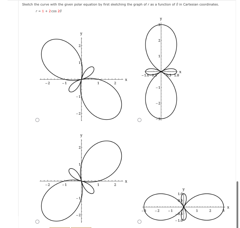 Solved Sketch the curve with the given polar equation by | Chegg.com