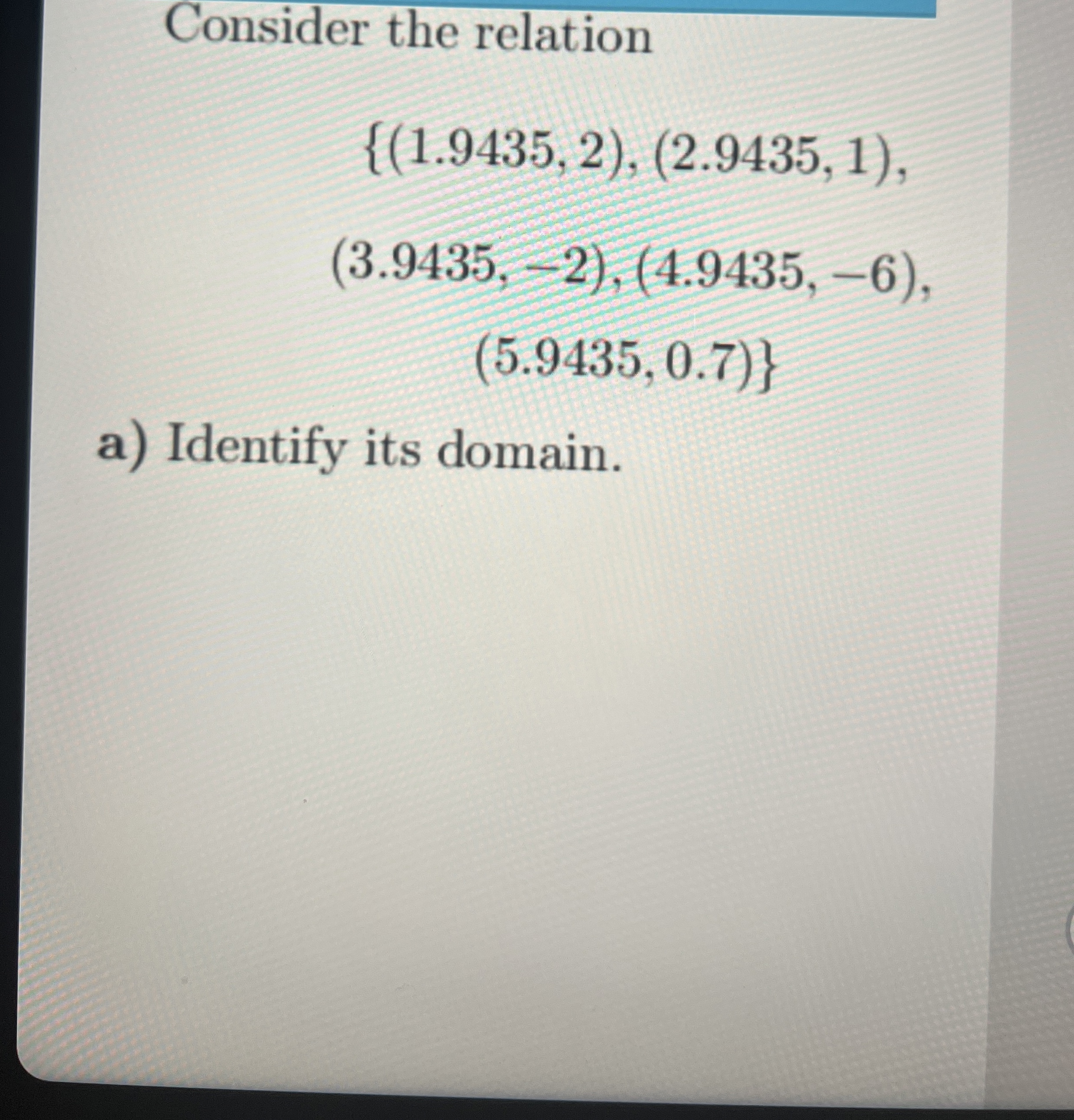 Consider the | Chegg.com